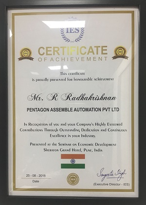 PENTAGON ASSEMBLY AUTOMATION – In Touch With Tomorrow